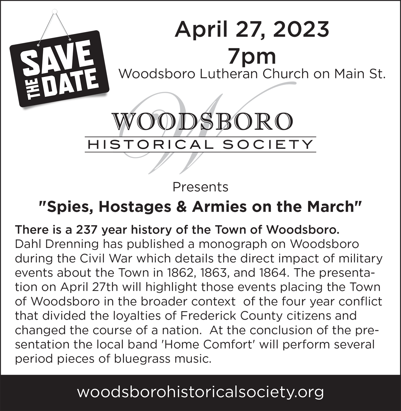 Past Events – Woodsboro Historical Society